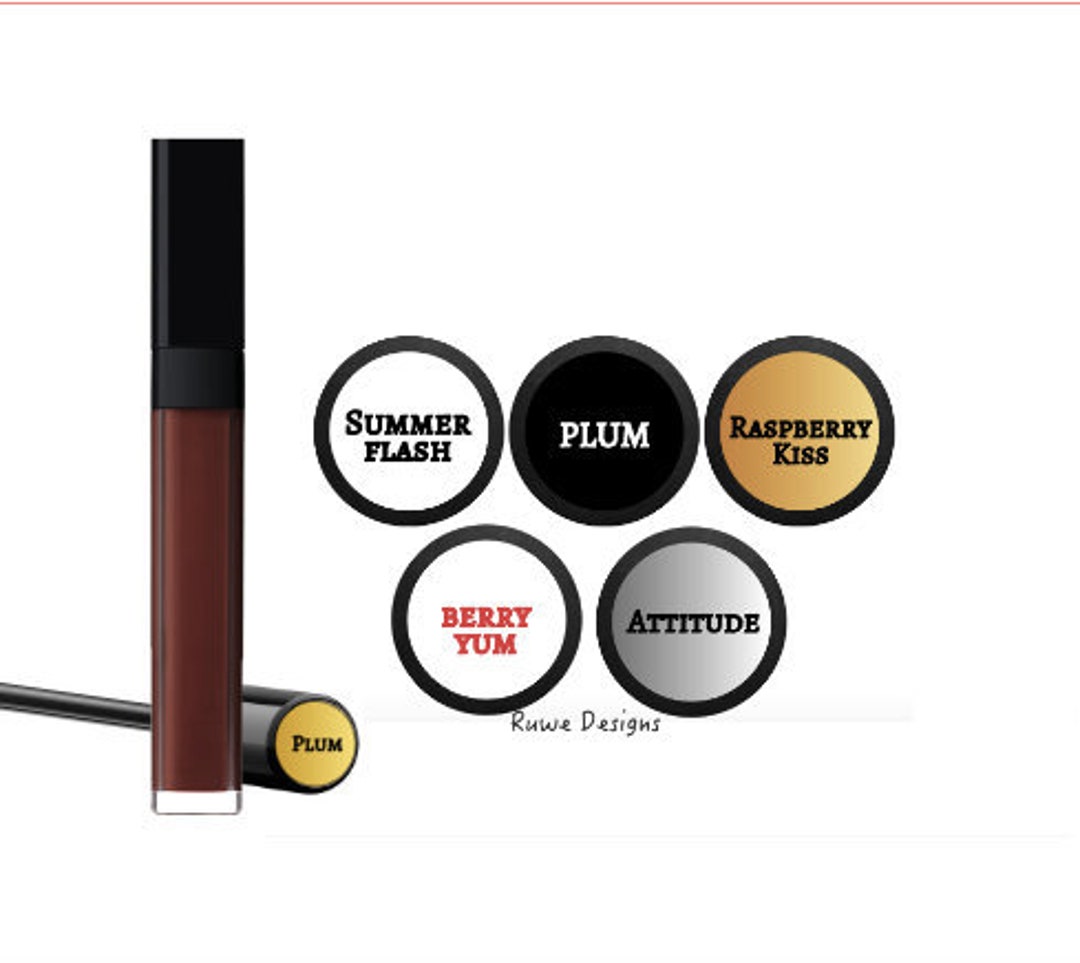 Extra Small Round Stickers for Lip Gloss and Lipsticks - Etsy