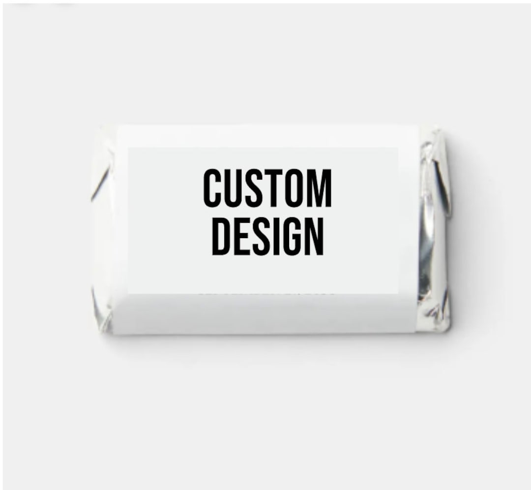 Custom Chocolate Miniature Stickers - Etsy