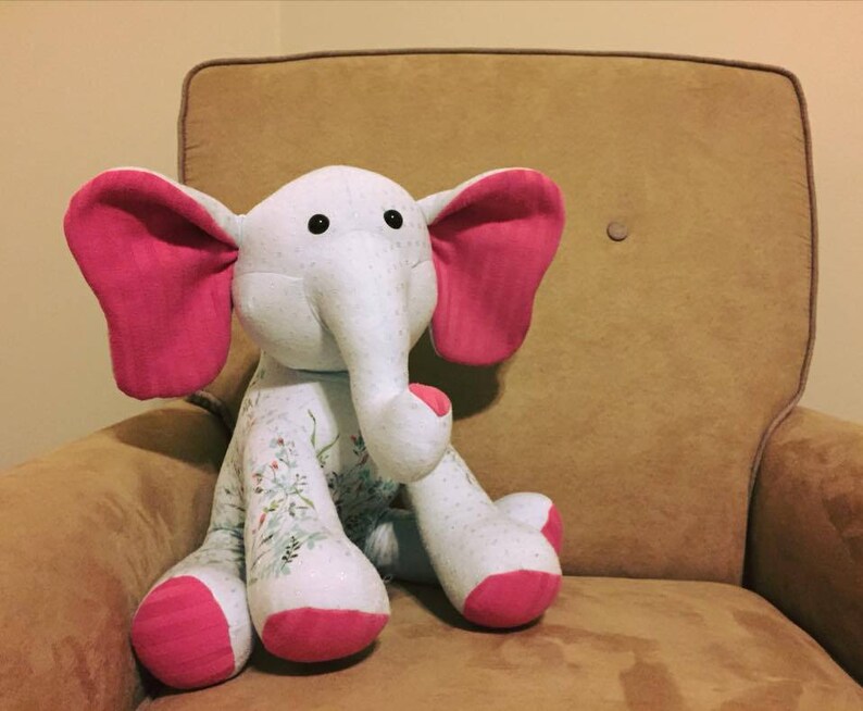 Memory Elephant // Keepsake Elephant // Custom Order Stuffed | Etsy