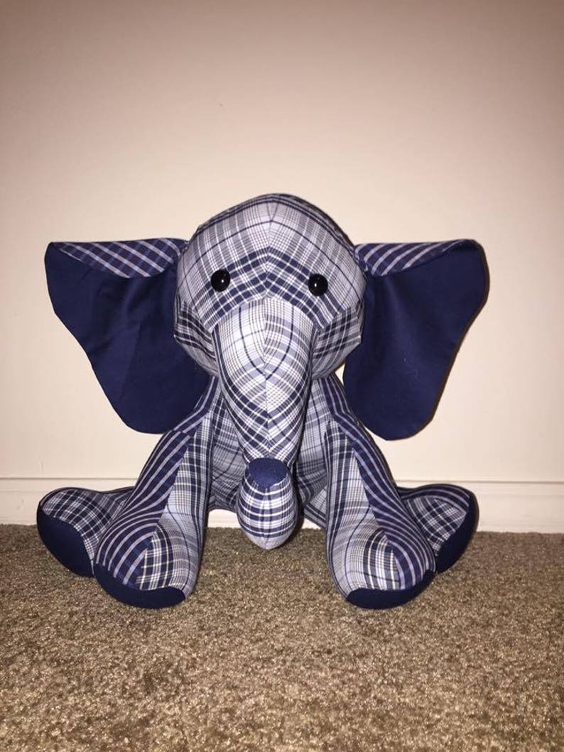 Memory Elephant // Keepsake Elephant // Custom Order Stuffed | Etsy