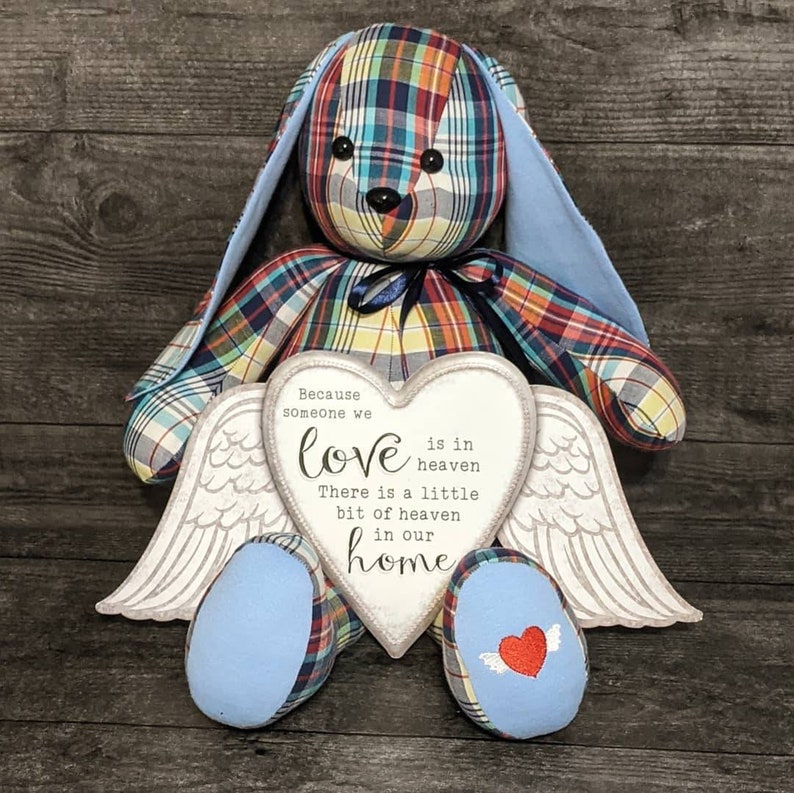 Memory Bunny // Keepsake Rabbit // Custom Order Stuffed Bunny - Etsy