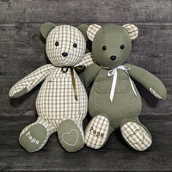 Keepsake Memory Bear - Etsy