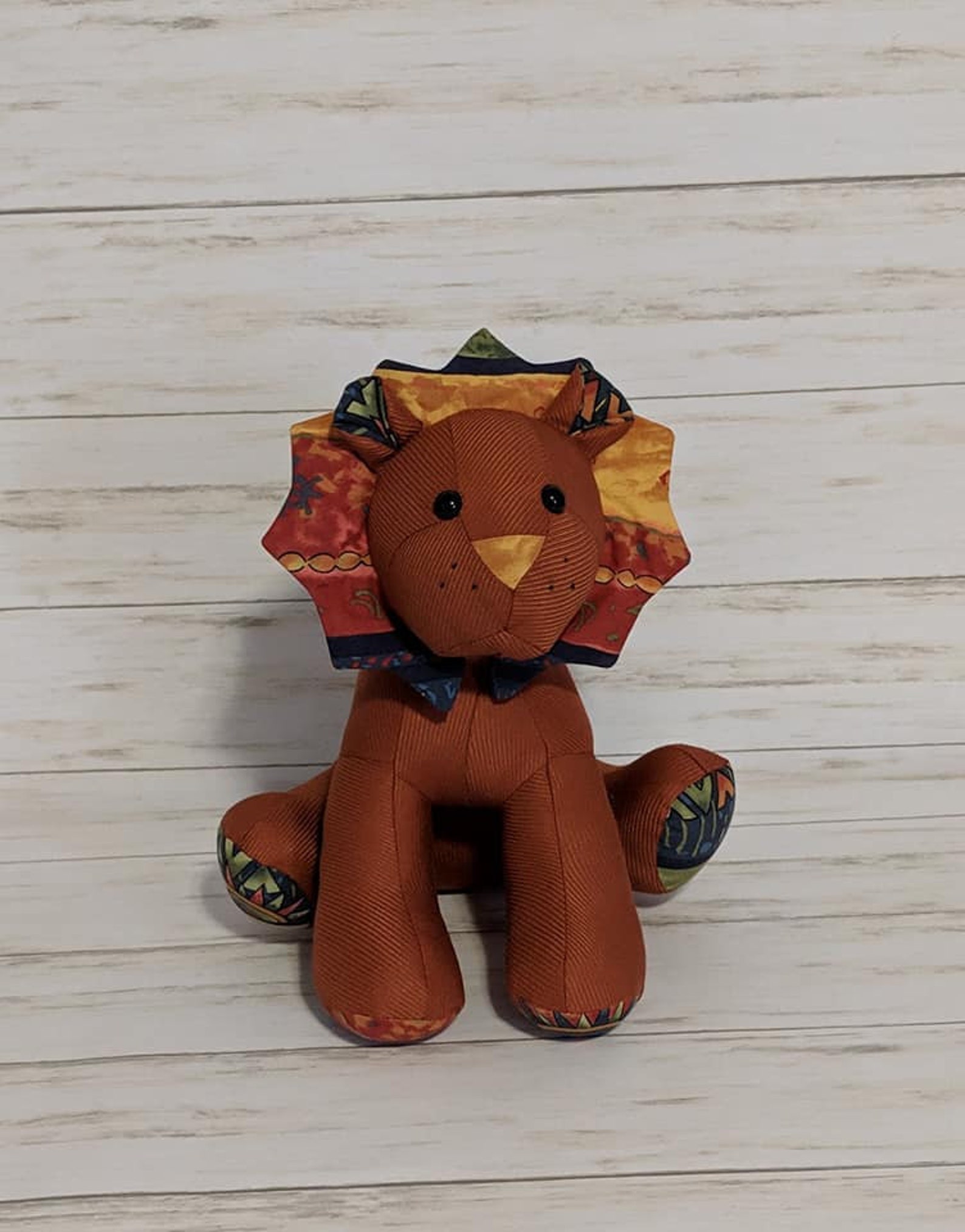 Memory Lion // Keepsake Lion// Custom Order Stuffed Lion - Etsy