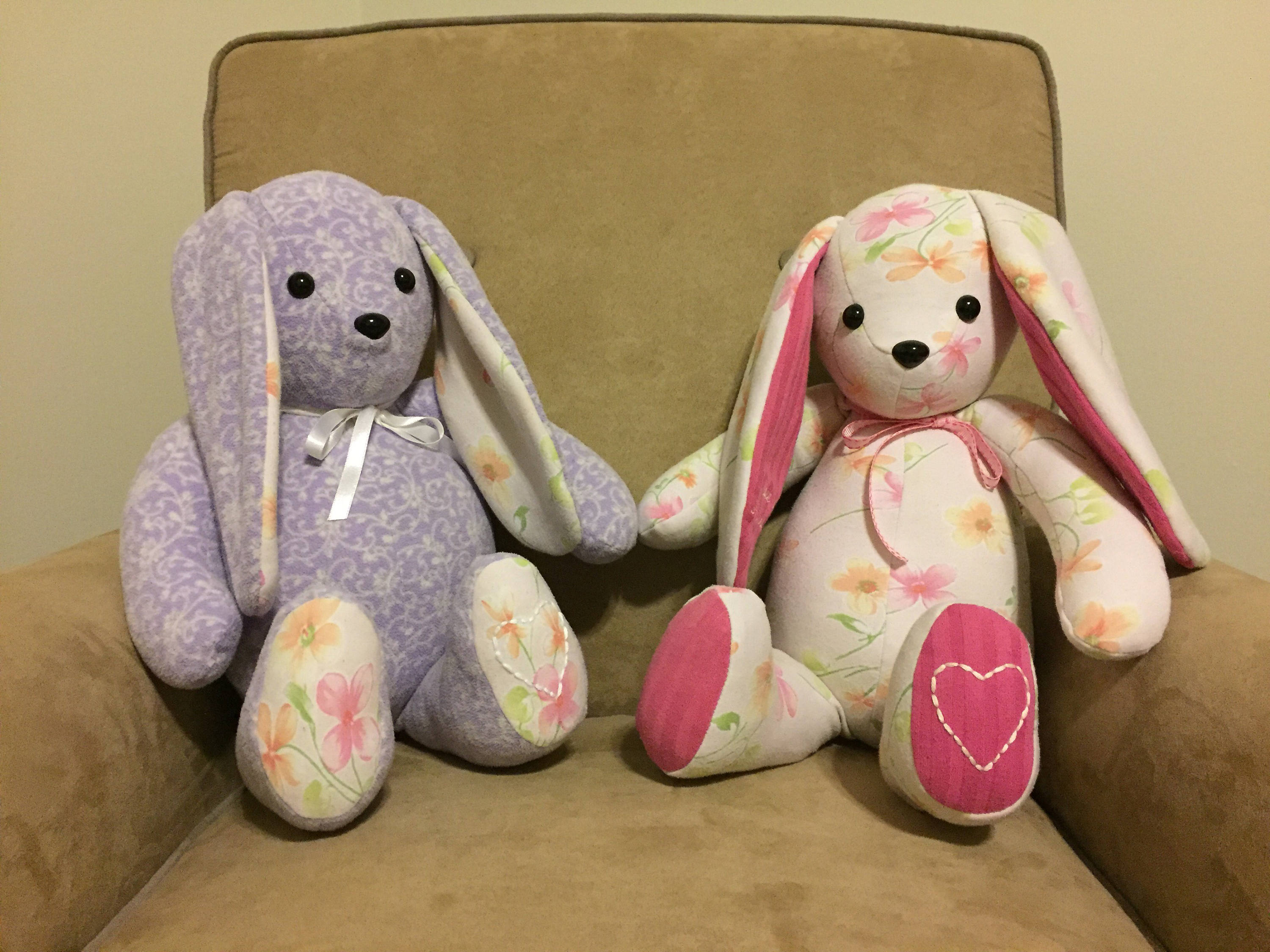 Memory Bunny // Keepsake Bunny // Custom Order Stuffed Bunny | Etsy