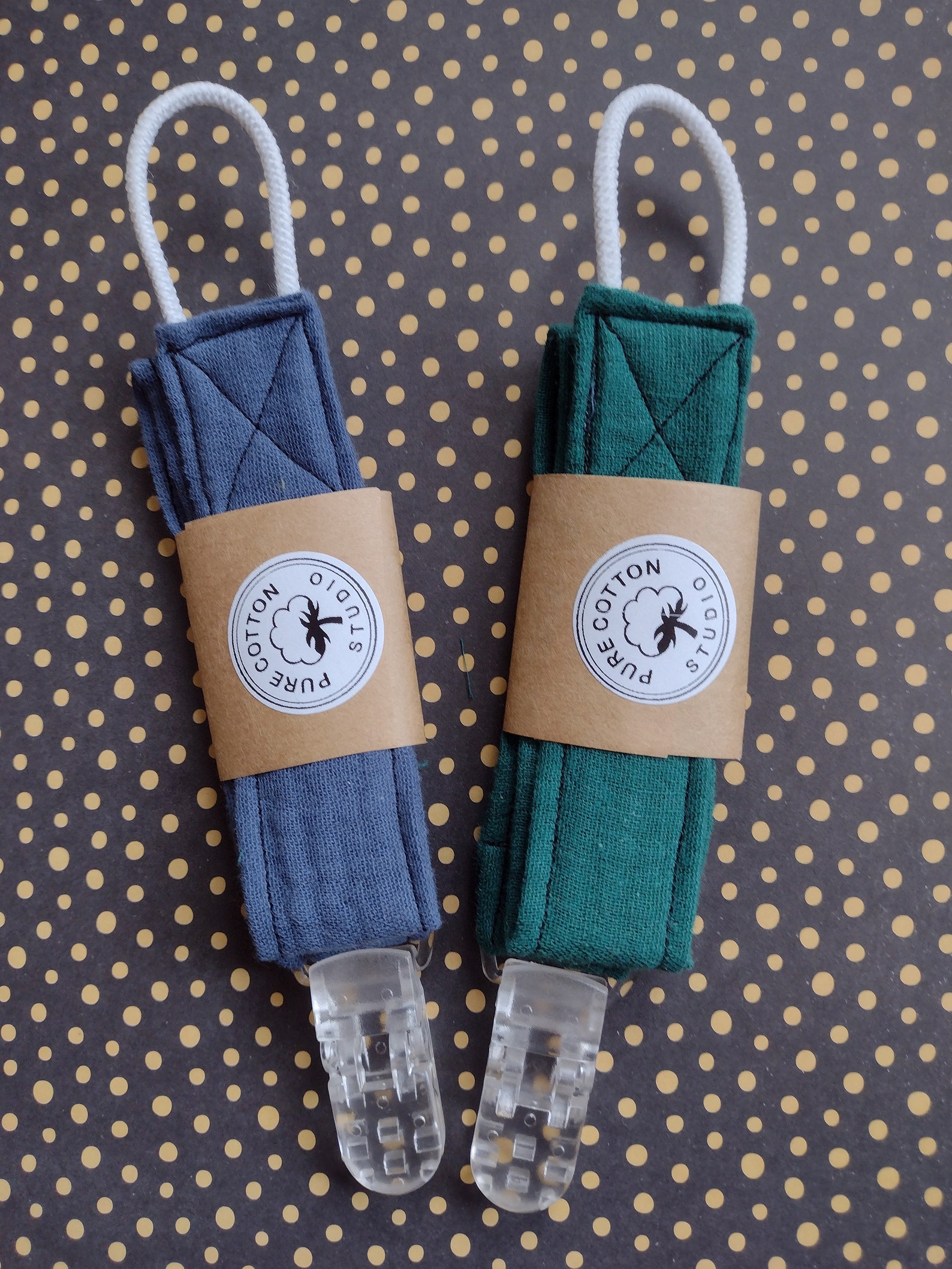 Minimalist Pacifier Clip Natural Linen Soother Holder Gift - Etsy