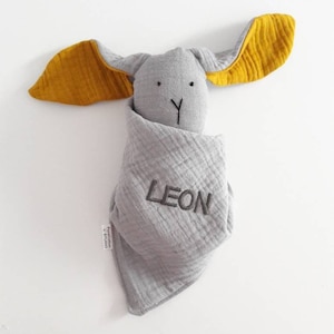 Bunny Rag Doll Keepsake for Baby, Soother Security Blanket With Knots ...