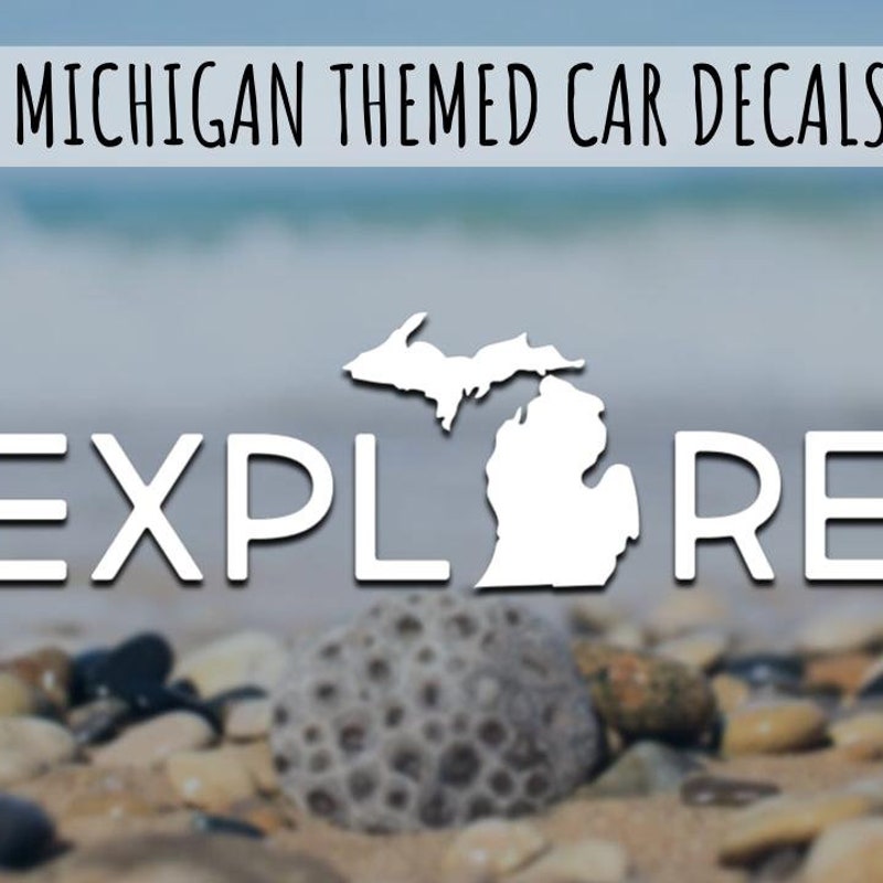 Michigan Car Decal - Etsy
