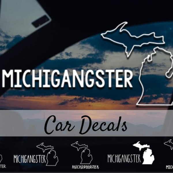 Michigan Car Decal - Etsy