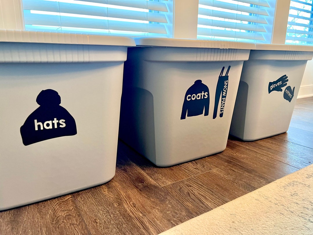 Pack of Winter Organization Labels for Snow Gear!! You Pick 3! - Etsy