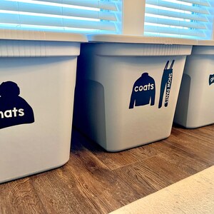Pack of Winter Organization Labels for Snow Gear!! You Pick 3! - Etsy