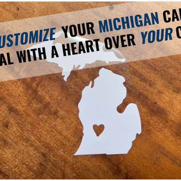 Michigan Car Decal - Etsy