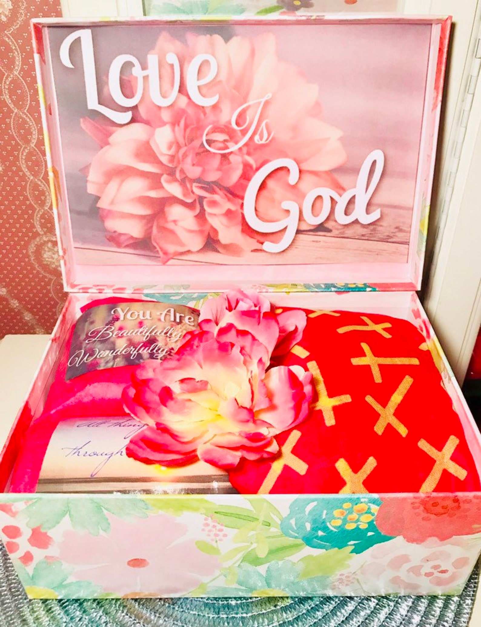Love is God Youarebeautifulbox. Religious Care Package. - Etsy