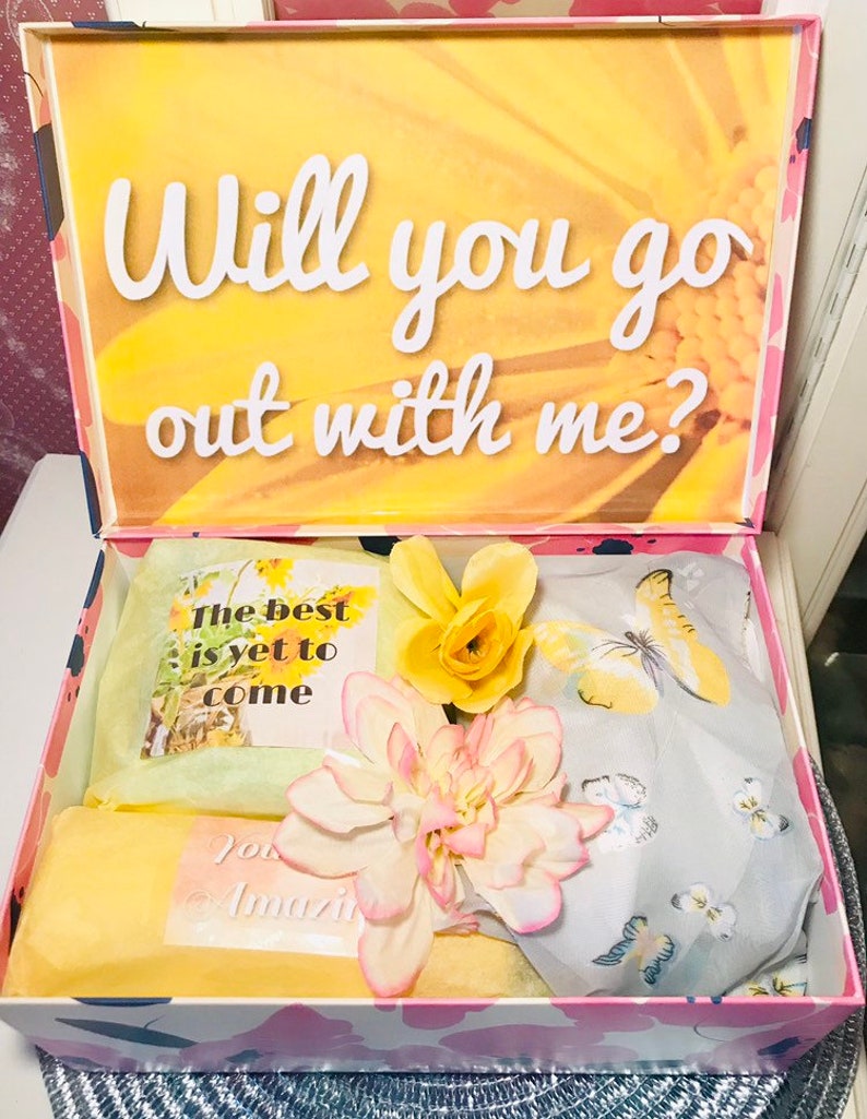 Will You Go Out With Me Youarebeautifulbox. Crush Care - Etsy UK