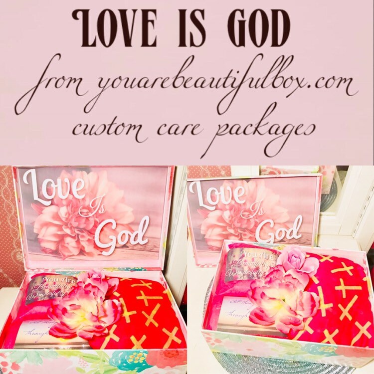 Love is God Youarebeautifulbox. Religious Care Package. Religious Gifts ...