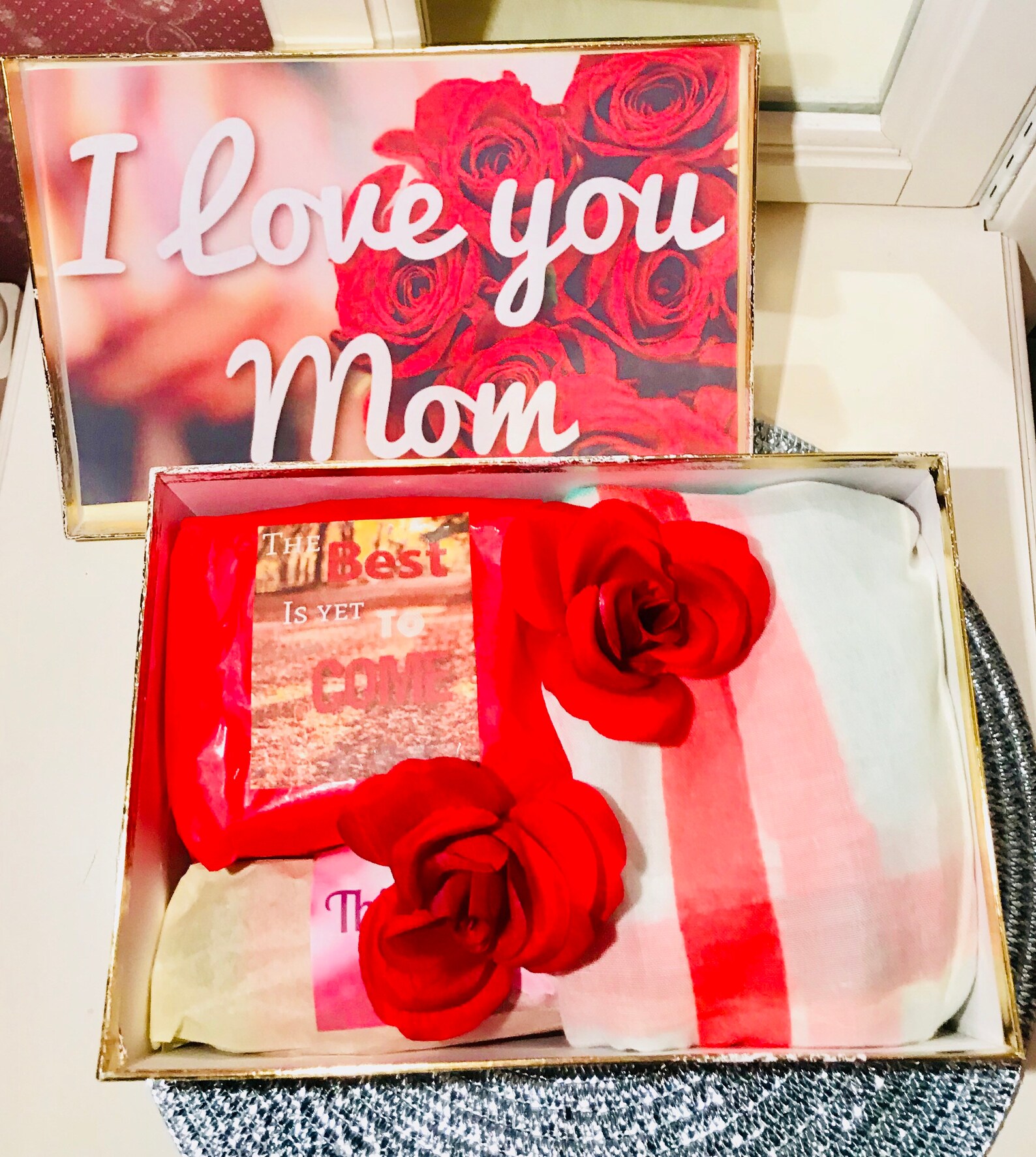 Personalized Gift for Women I Love You Mom Gift Set | Etsy