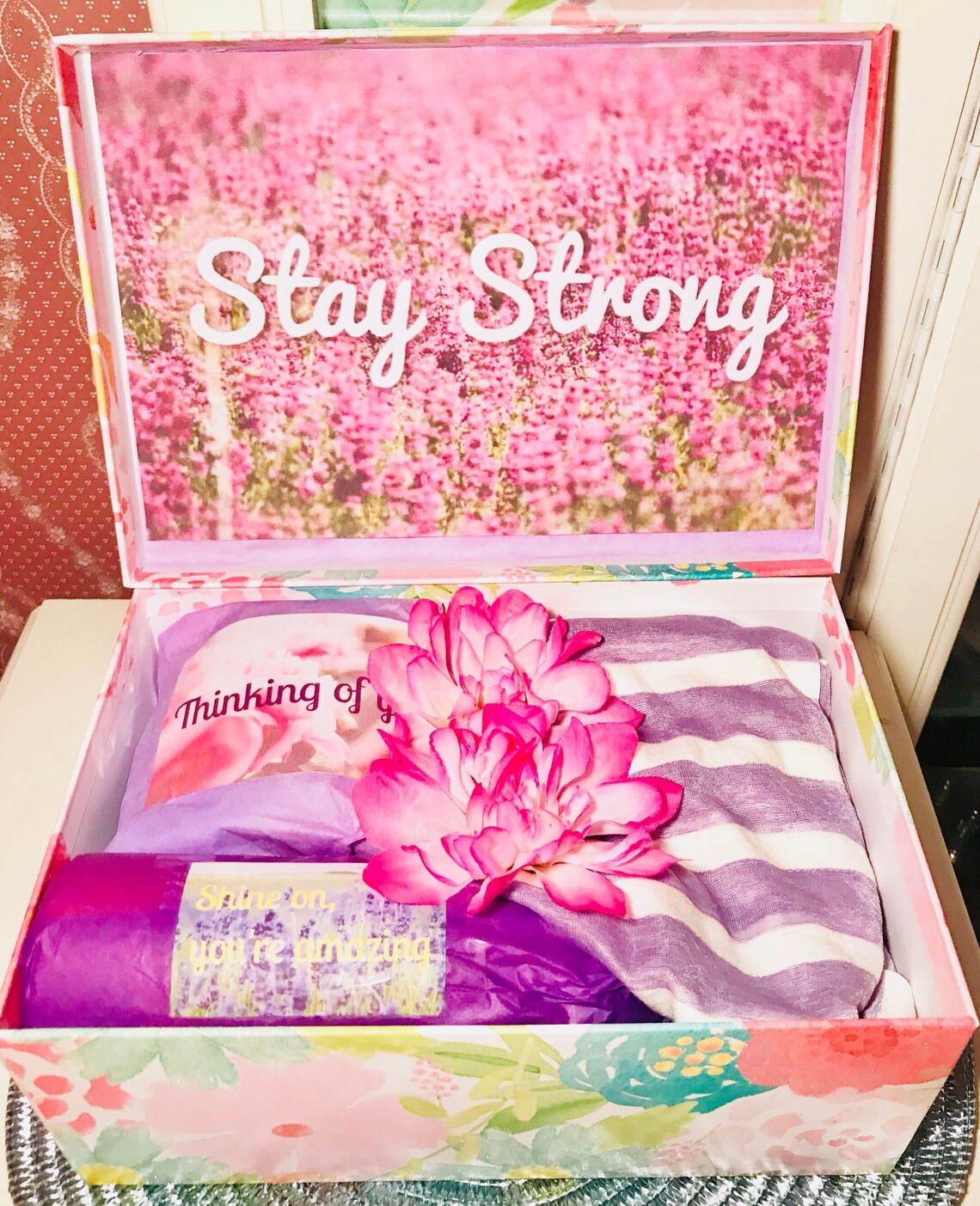 Stay Strong Gift Box Grief Custom Care Package - Etsy