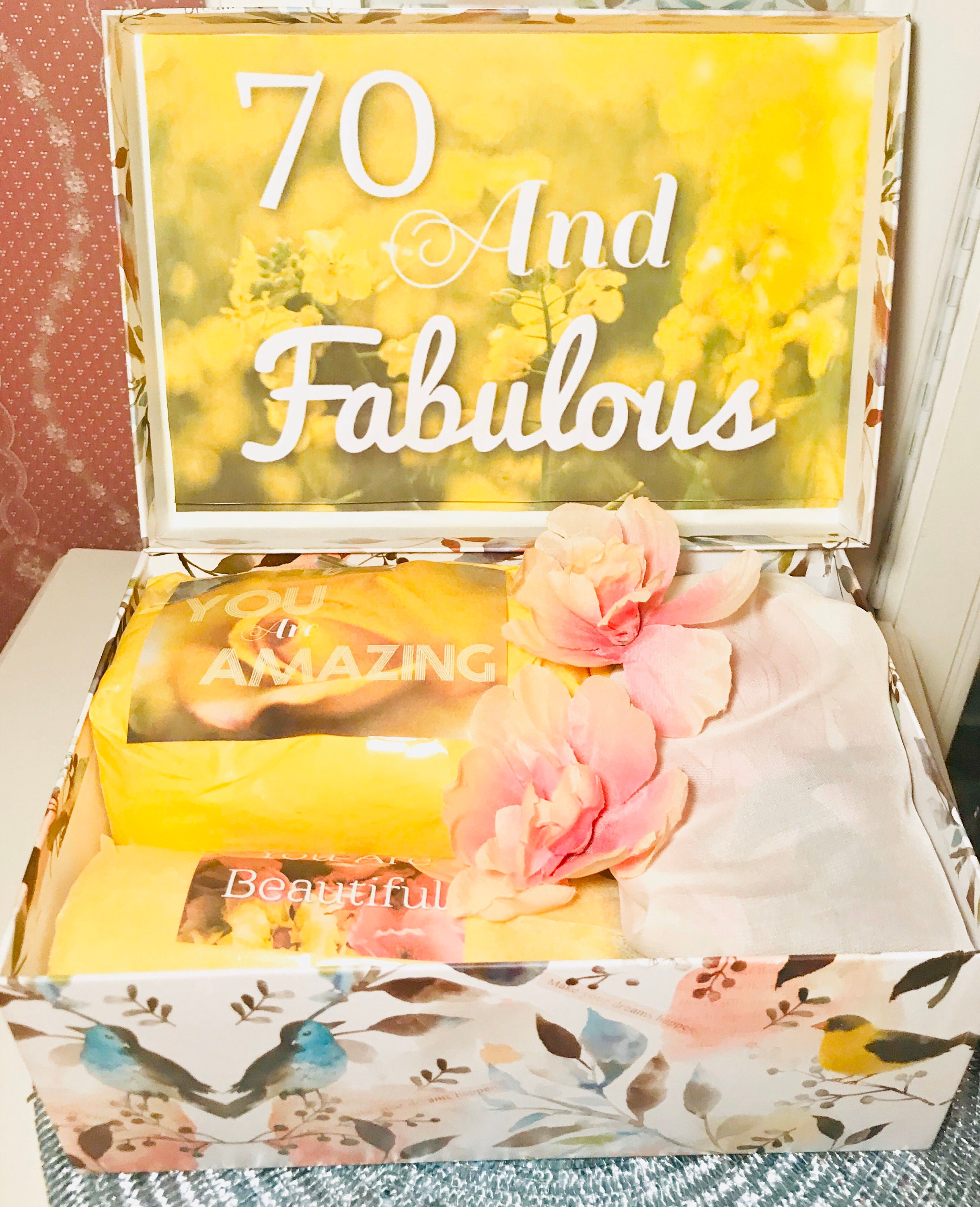 70th Birthday YouAreBeautifulBox. 70th Birthday Gift. Mom | Etsy