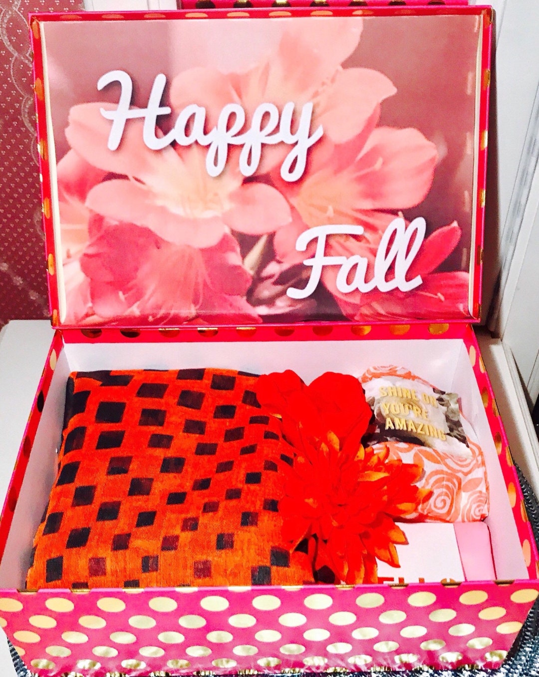 Fall College Care Package. Fall Youarebeautifulbox. Curated Gift Box ...