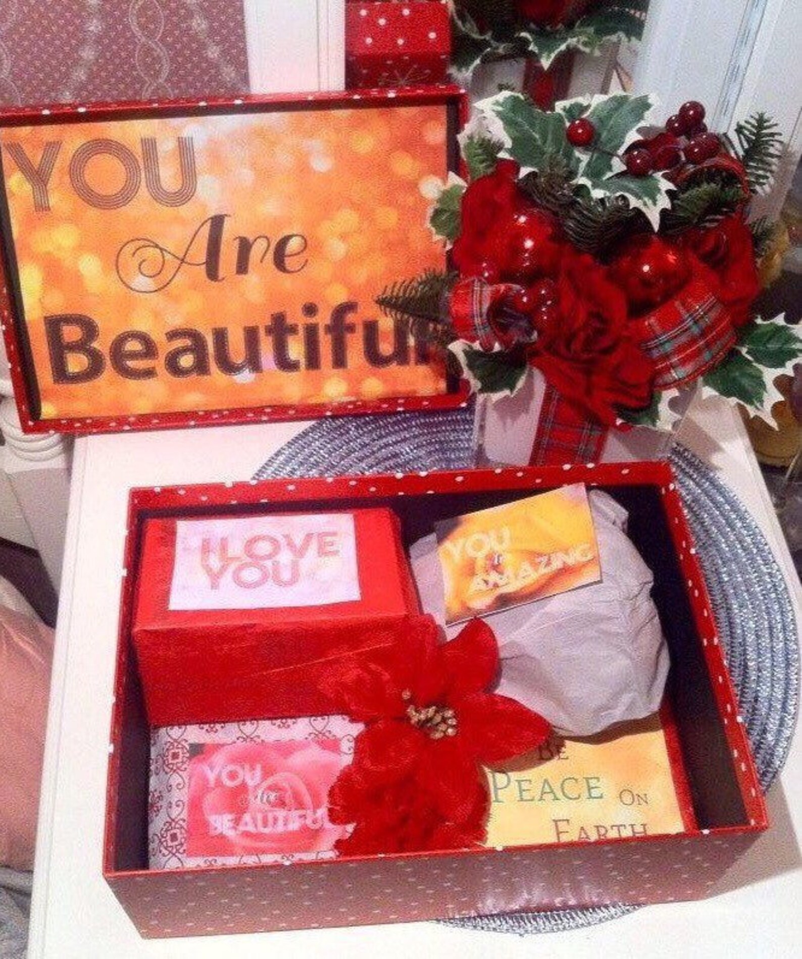 Christmas Care Package. Custom Christmas Care Package Box. Christmas ...