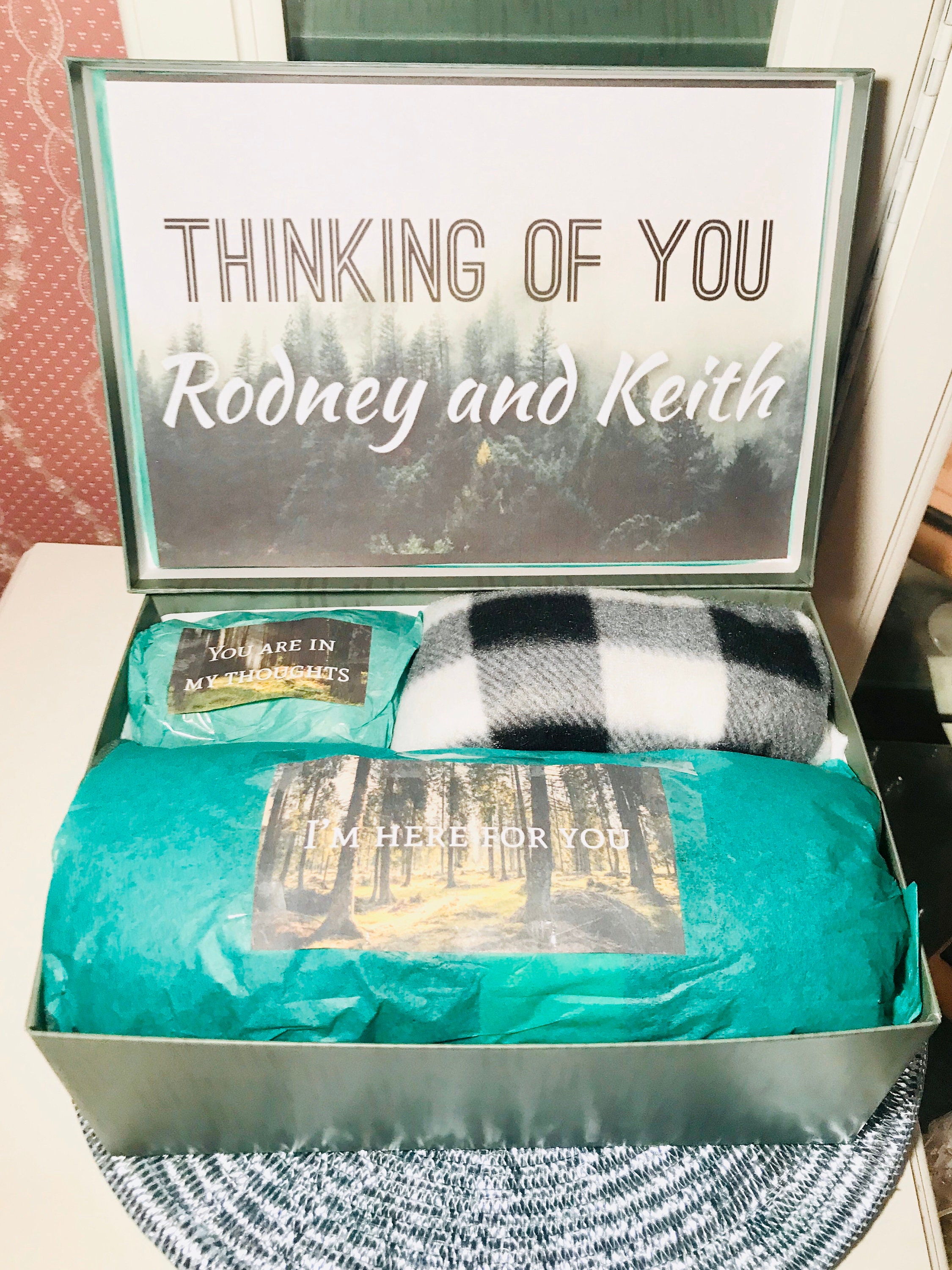 Thinking of You Care Package for Him. Boyfriend Care Package. - Etsy