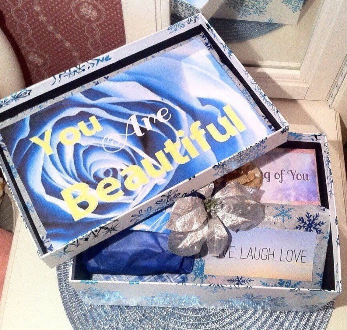 Christmas Care Package. Custom Christmas Care Package Box. - Etsy