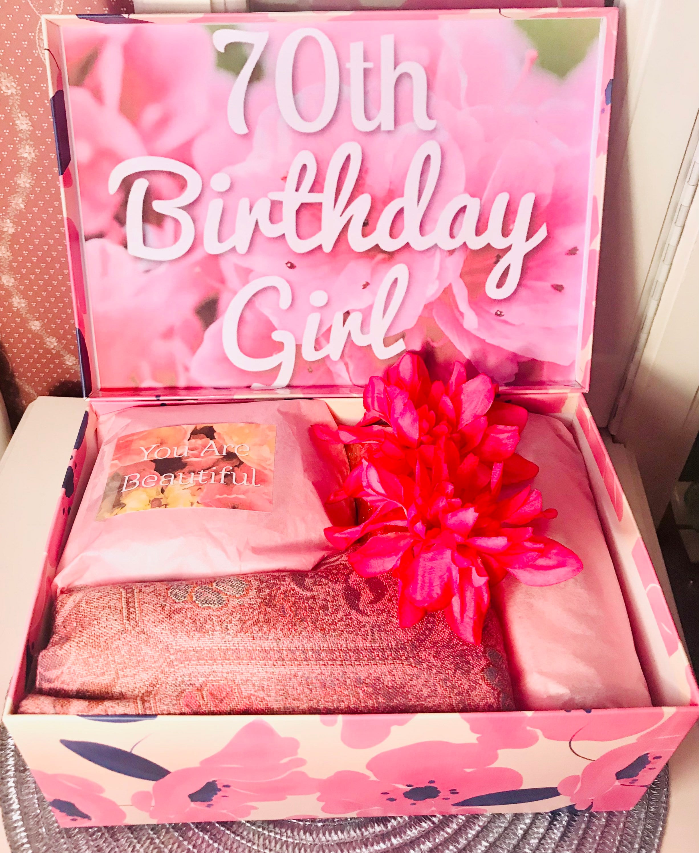 70th Birthday Youarebeautifulbox. 70th Birthday Gift. Mom - Etsy