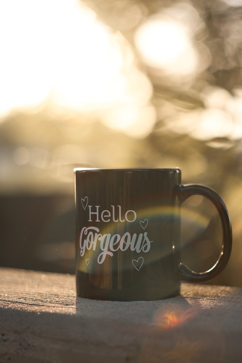 Hello Gorgeous Mug by Youarebeautifulbox. Coffee Mug. Friend | Etsy