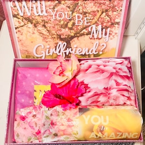 Will You Be My Girlfriend Gift Box: Handmade Mystery Care Package - Etsy