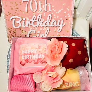 70th Birthday Youarebeautifulbox. 70th Birthday Gift. Mom Birthday Care ...