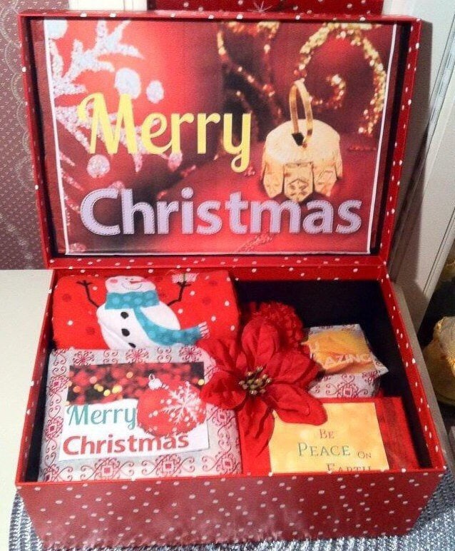 Christmas Care Package. Custom Christmas Care Package Box. - Etsy