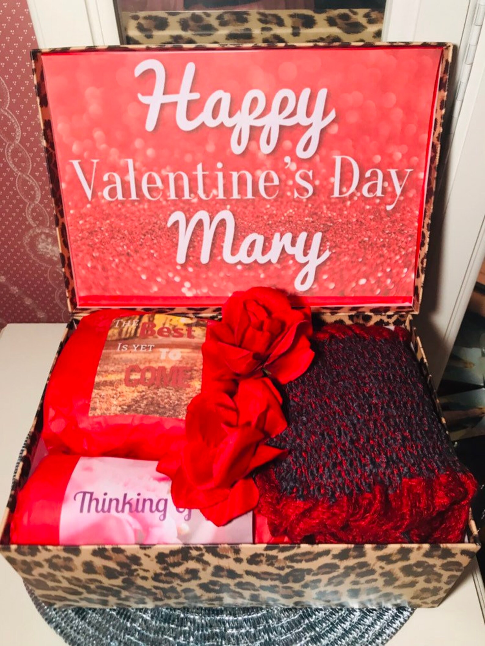 Valentines Day Gift Box. Valentine Youarebeautifulbox. - Etsy