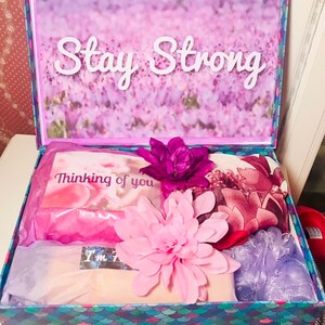 Stay Strong Gift Box| Grief Custom Care Package| Youarebeautifulbox ...
