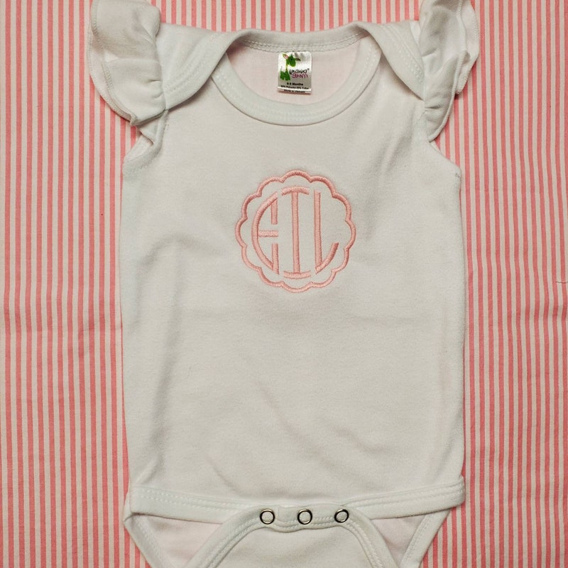 Monogrammed Onesies - Etsy