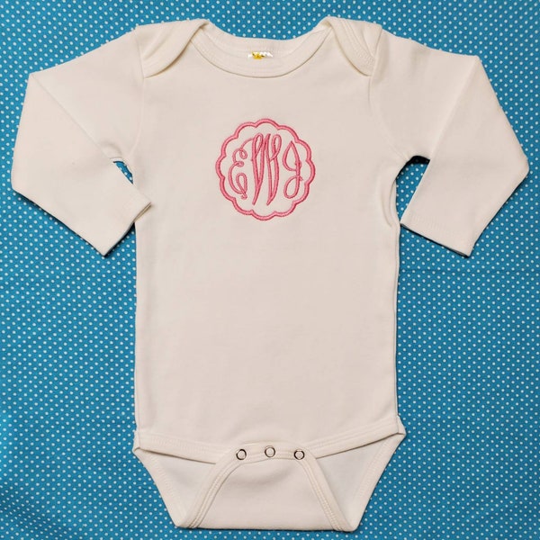 Monogrammed Onesies - Etsy
