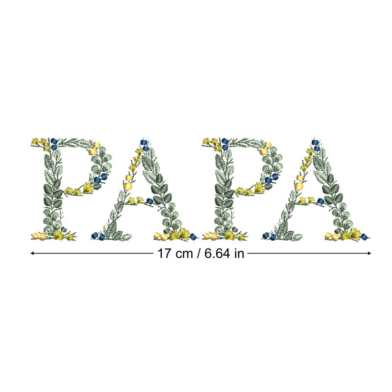 Papa Embroidery - Etsy