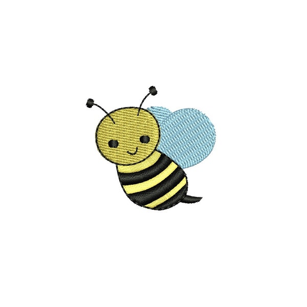 Bee Machine Embroidery Design - Etsy