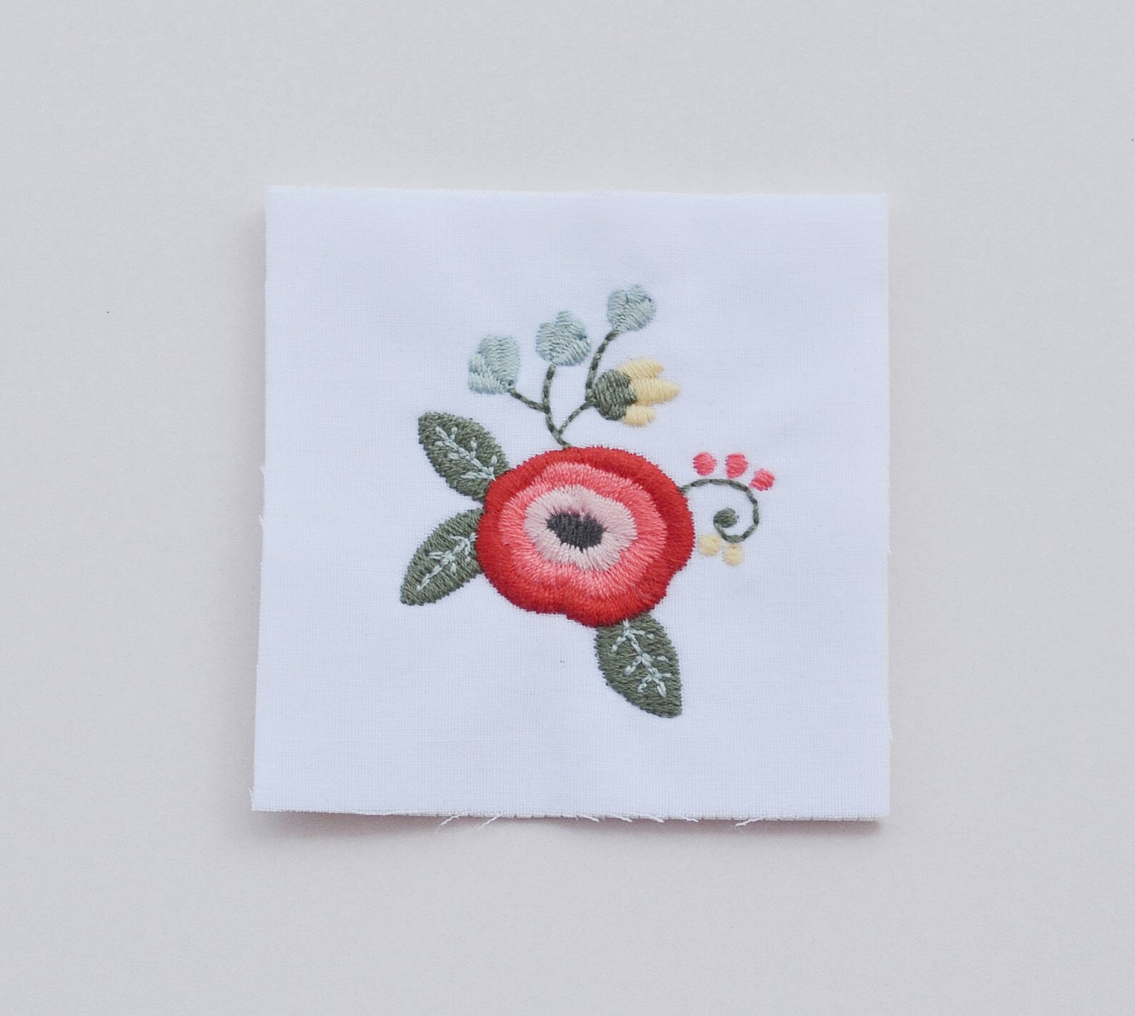 Small Flower Machine Embroidery Design. Mini Floral Embroidery - Etsy
