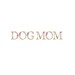 Machine Embroidery Design DOG MOM in Floral Letters 11" Hoop Dainty ...
