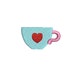 Mini Teacup Filled Stitch Machine Embroidery Design. 3 - Etsy