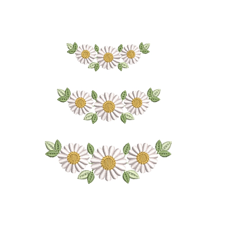 Daisy Embroidery Pattern - Etsy