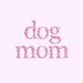 Machine Embroidery Design DOG MOM in Floral Letters 5X7 Hoop Dainty ...