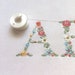 Machine Embroidery Alphabet Small Letters With Flowers 1.68 " / 43 Mm ...