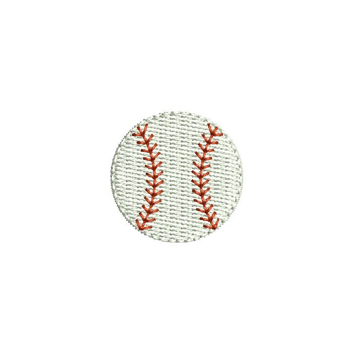 Baseball Mini Machine Embroidery Design. 4 Sizes. Instant Download - Etsy
