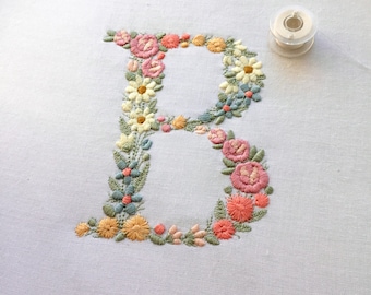 Machine Embroidery LETTER L Uppercase 10cm / 4 Tall | Etsy