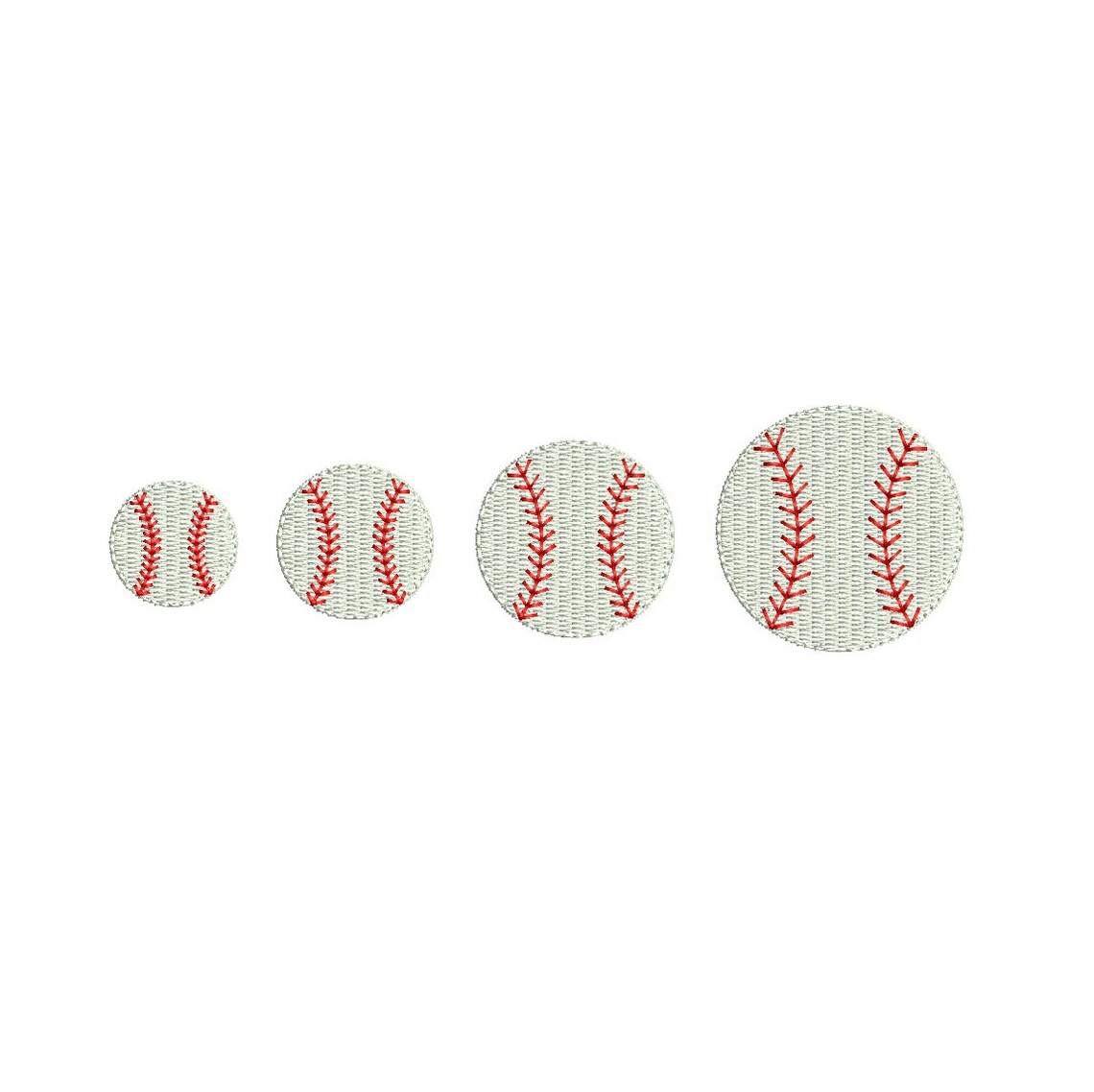 Baseball Mini Machine Embroidery Design. 4 Sizes. Instant Download - Etsy