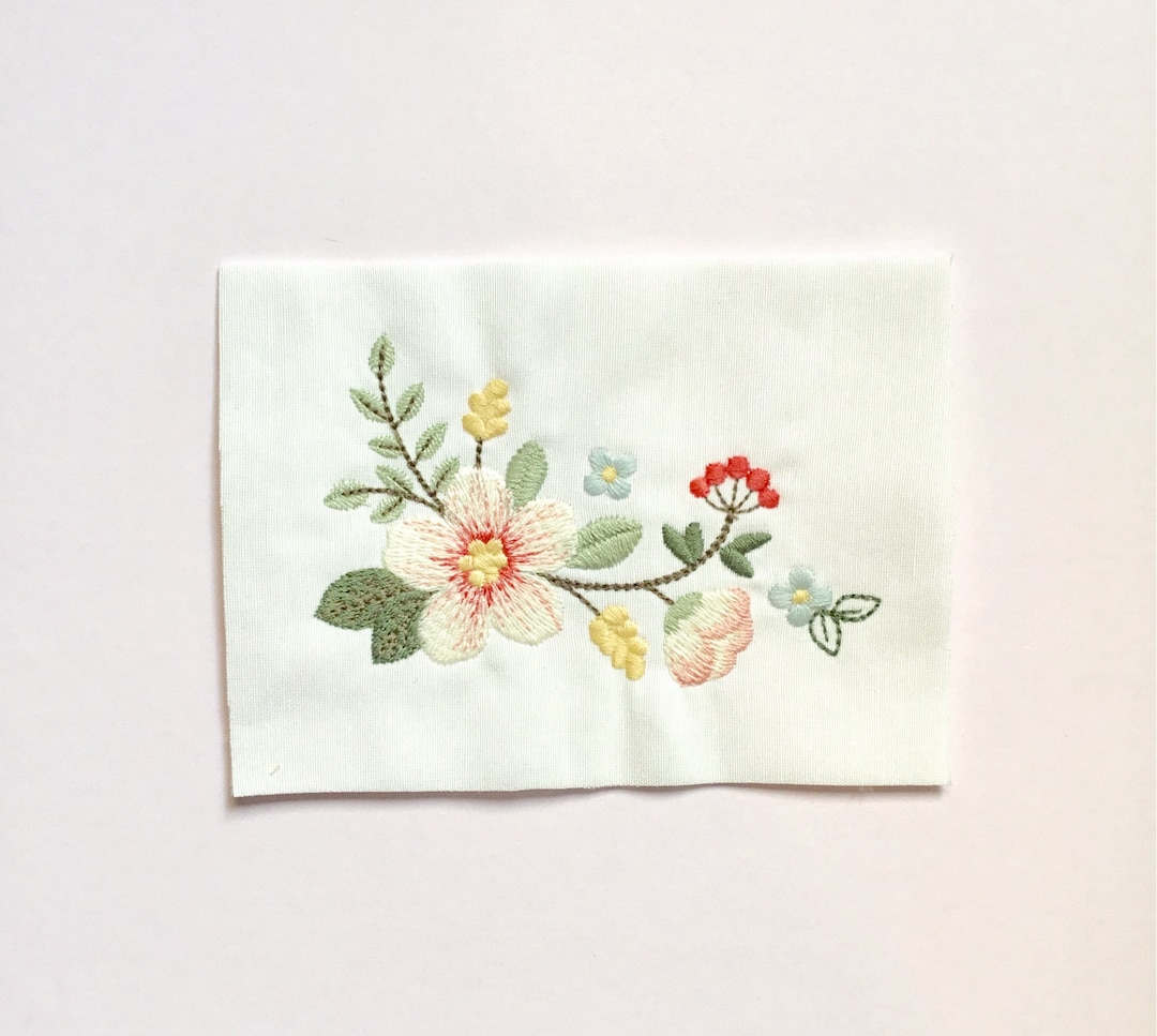 Machine Embroidery Design- Modern Boho Flowers - Modern Floral Digital ...