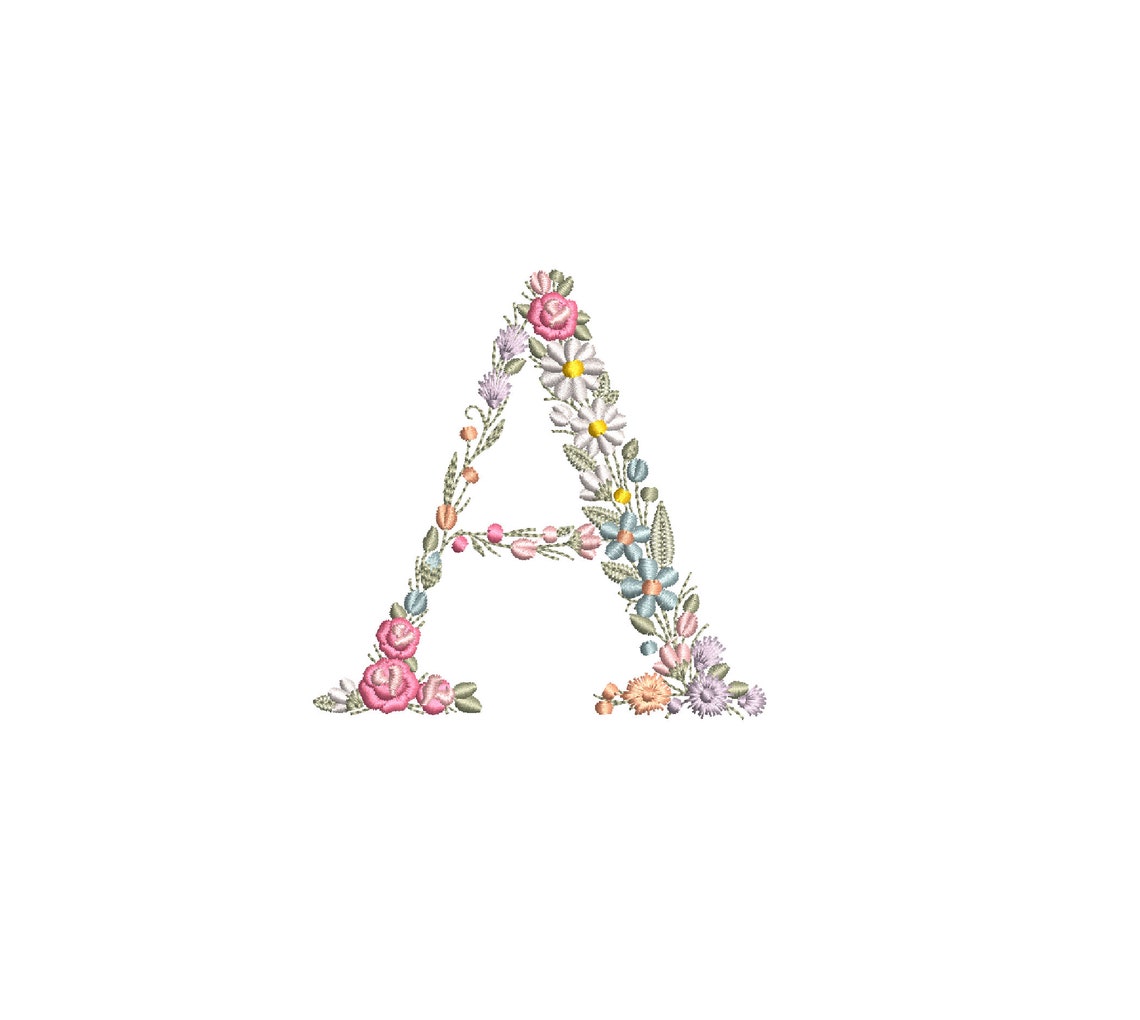 Machine Embroidery LETTER A Uppercase 96cm/3.80 Tall | Etsy