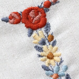 Machine Embroidery LETTER L Uppercase 3"/7,5 Cm Dainty Floral Font ...