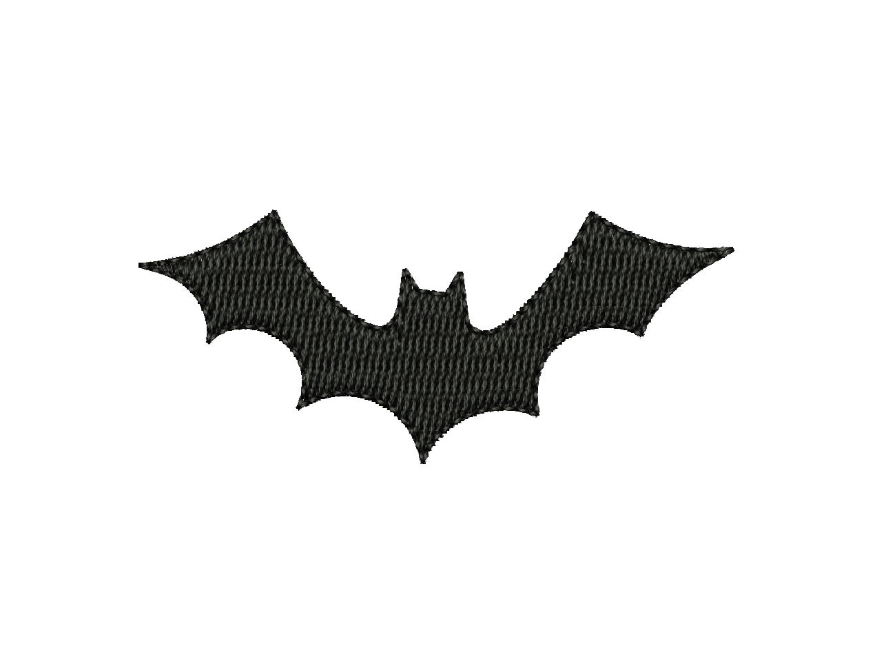 Bat Silhouette - Halloween Machine Embroidery Design. 4 Sizes. Instant ...