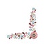 Flower Corner Machine Embroidery Design. 2 Sizes. Instant Download - Etsy